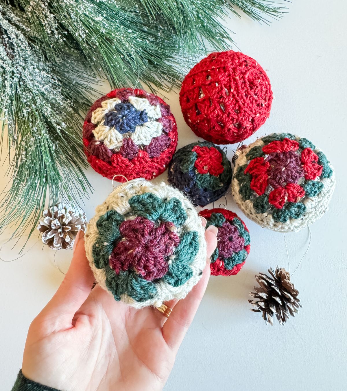How to Make a Granny Square Christmas Ornament
