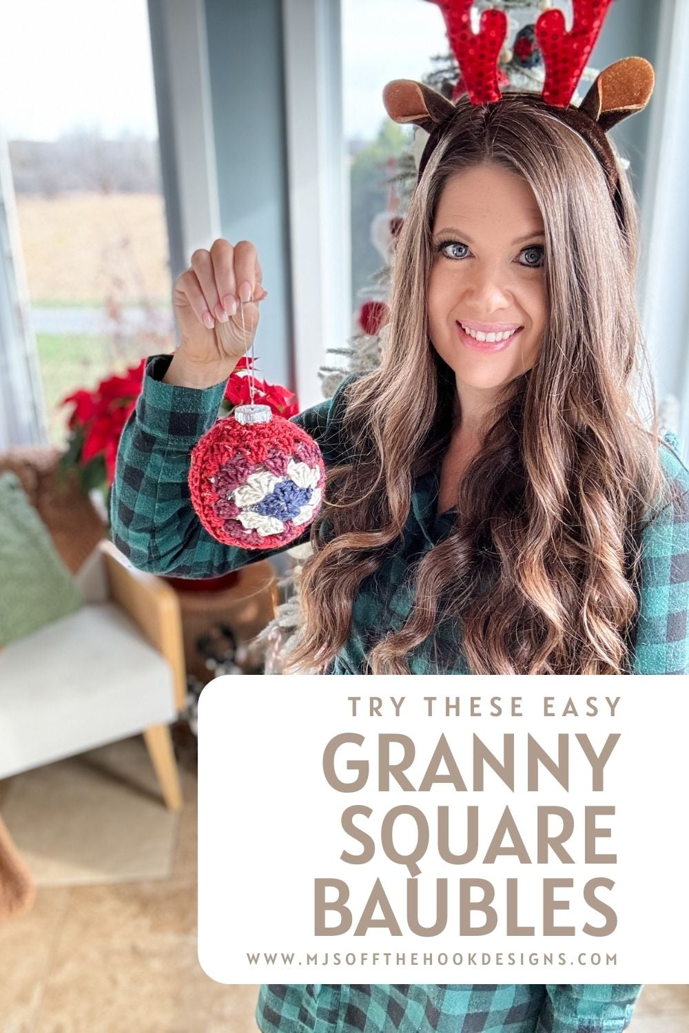 How to Make a Granny Square Christmas Ornament