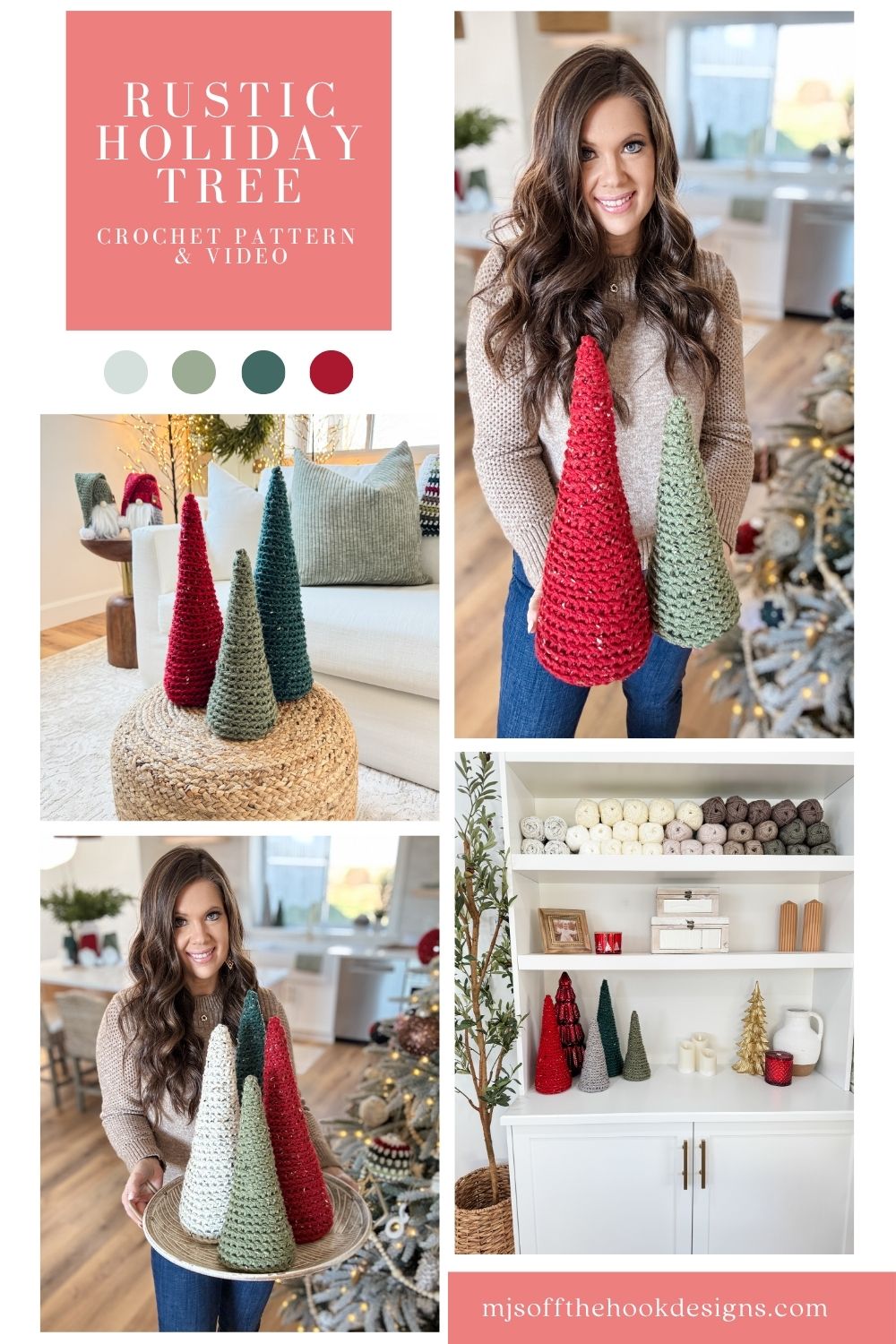 Quick & Easy Crochet Trees: Free Pattern - MJ's off the Hook Designs