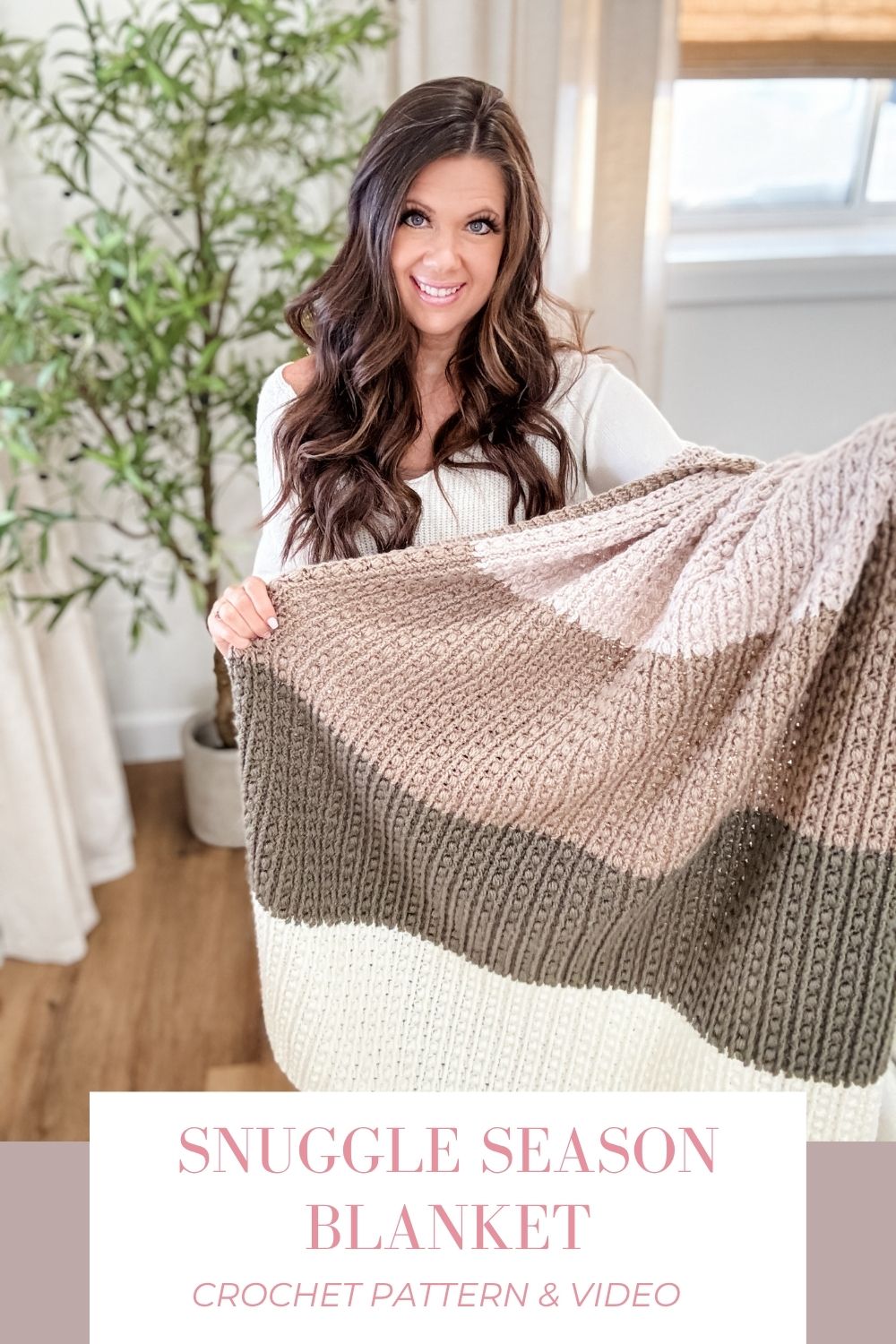 Free Textured Crochet Throw Pattern - MJ's off the Hook Designs