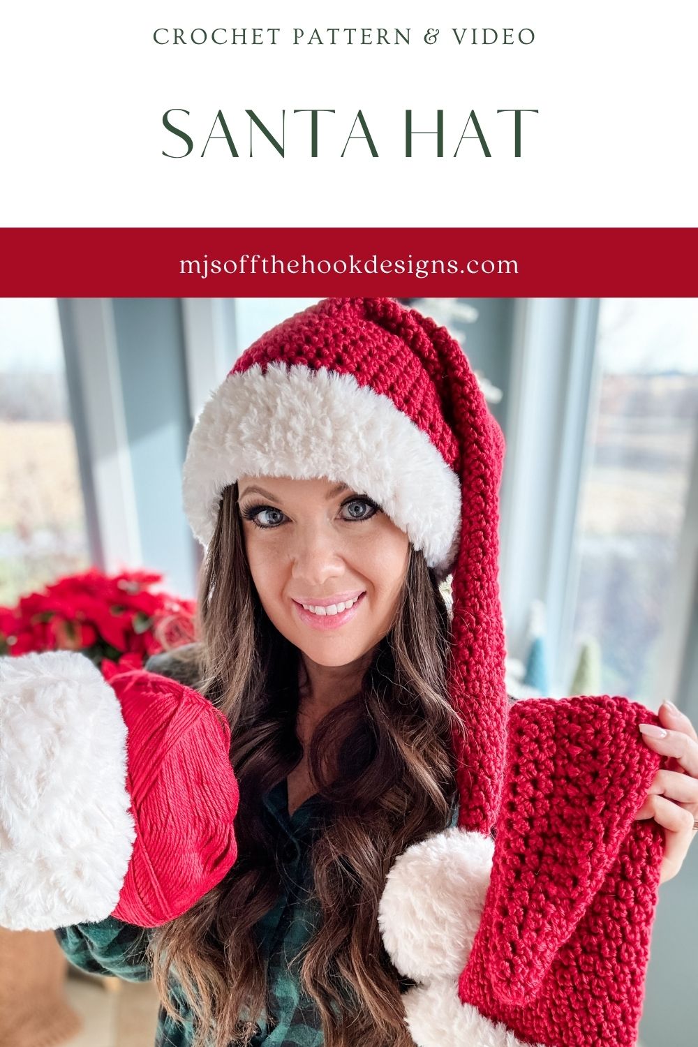 Learn How To Crochet The Perfect Santa Hat