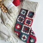 Learn How to Crochet a Christmas Stocking with Granny Squares