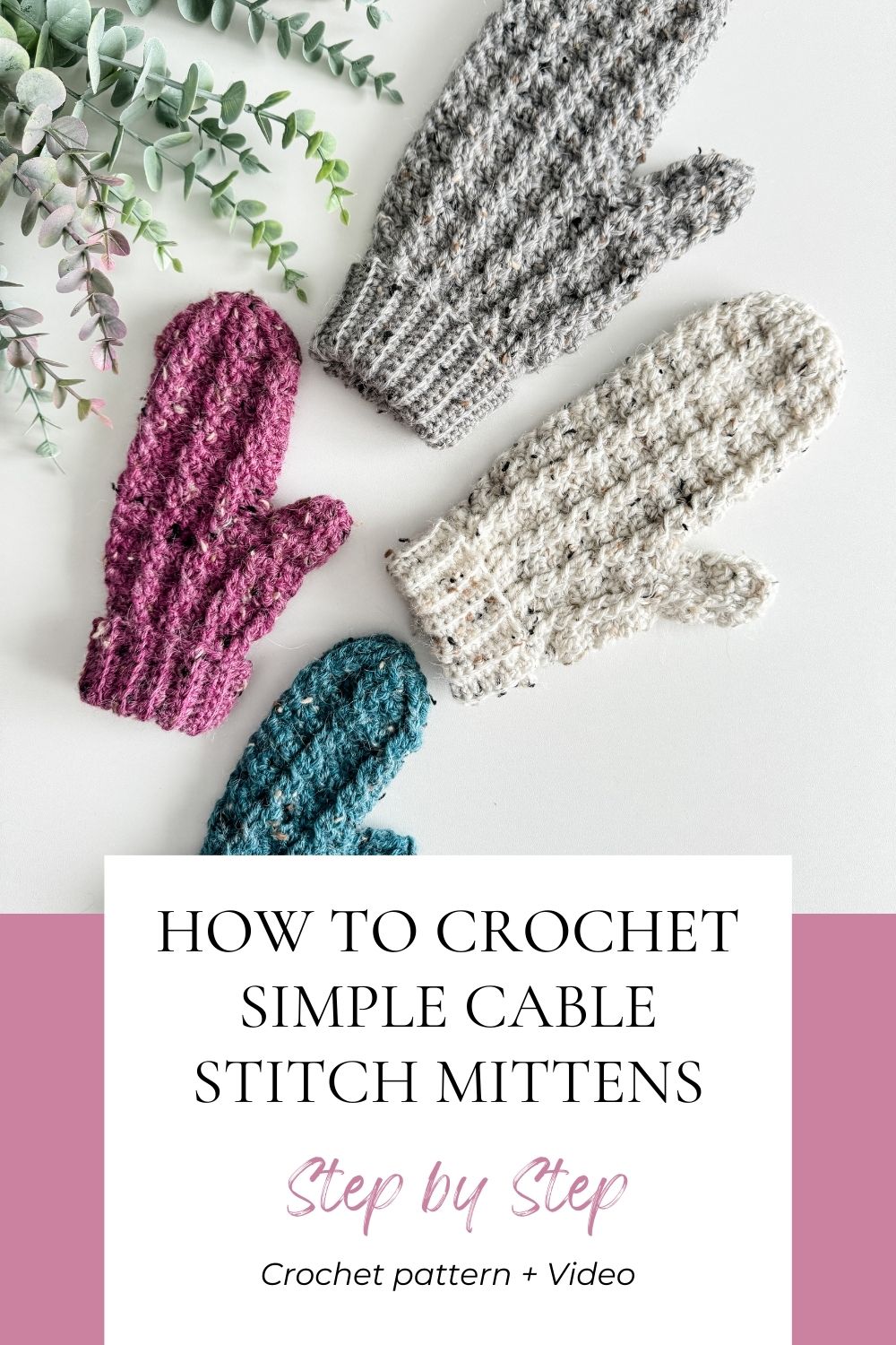 Crochet Mitten Tutorial: Create Stylish Cable Pattern Mittens