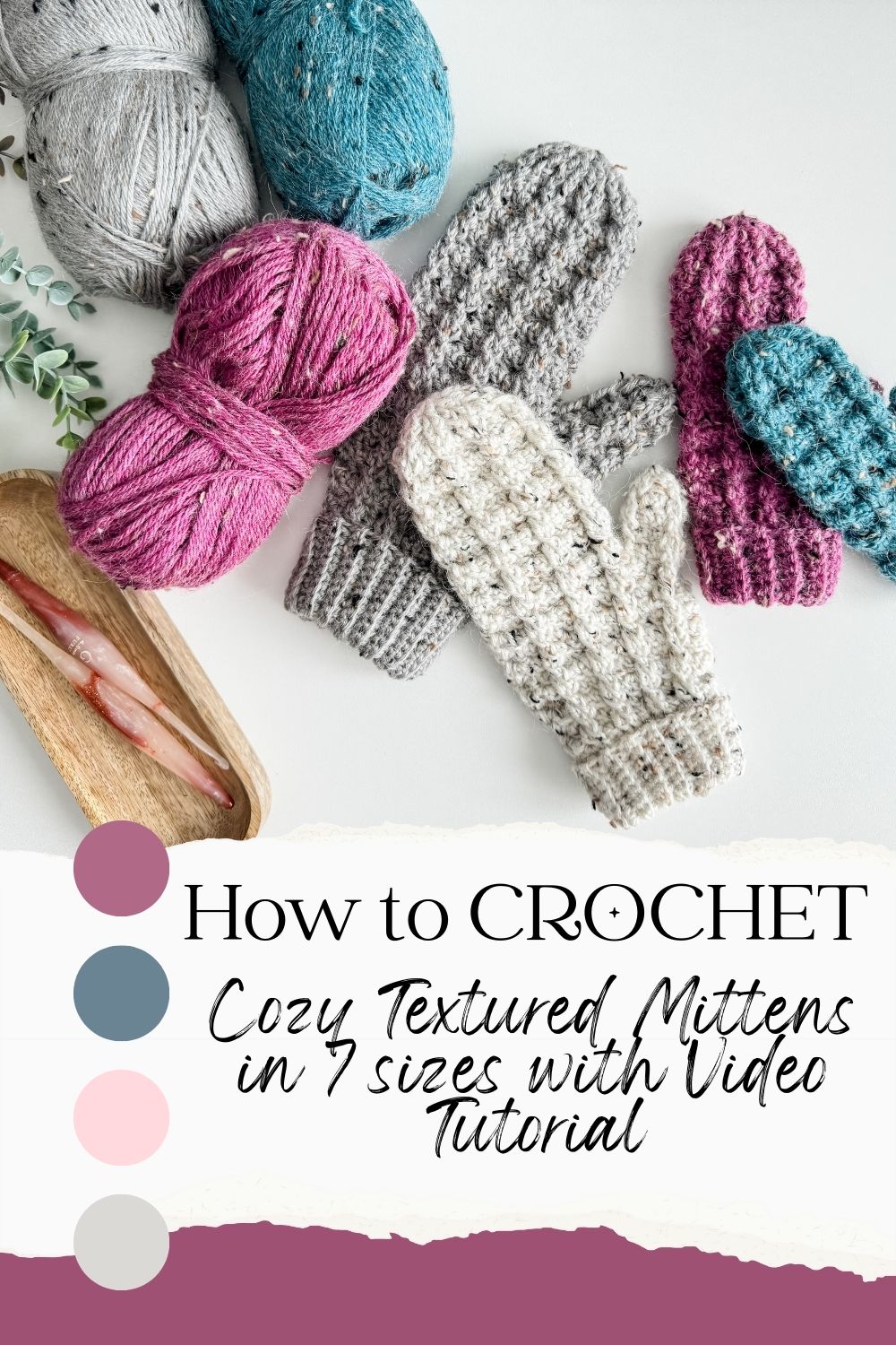 Crochet Mitten Tutorial: Create Stylish Cable Pattern Mittens