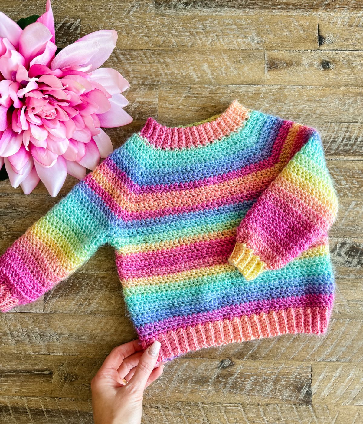 Easiest Children's Crochet Pullover Pattern- Free Pattern