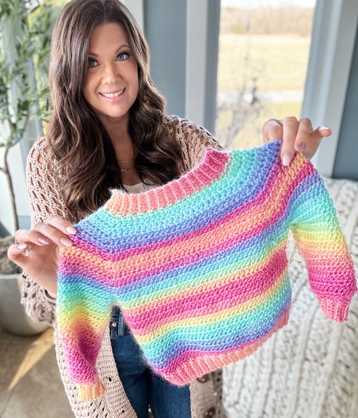 Easiest Children's Crochet Pullover Pattern- Free Pattern