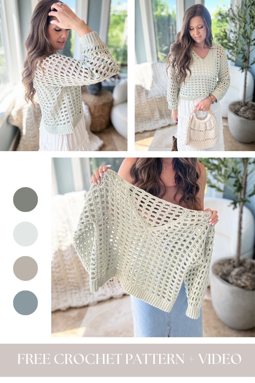 Crochet Mesh Top- Free Crochet Pattern - MJ's off the Hook Designs