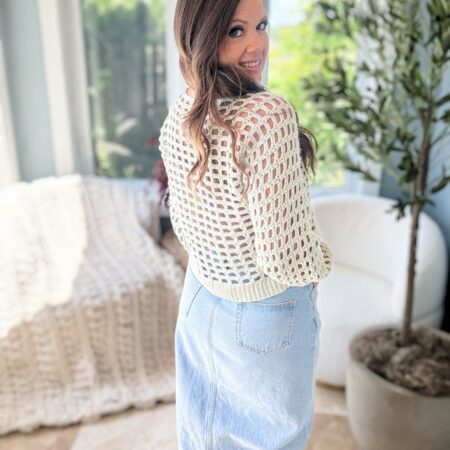 Crochet Mesh Top- Free Crochet Pattern - MJ's off the Hook Designs