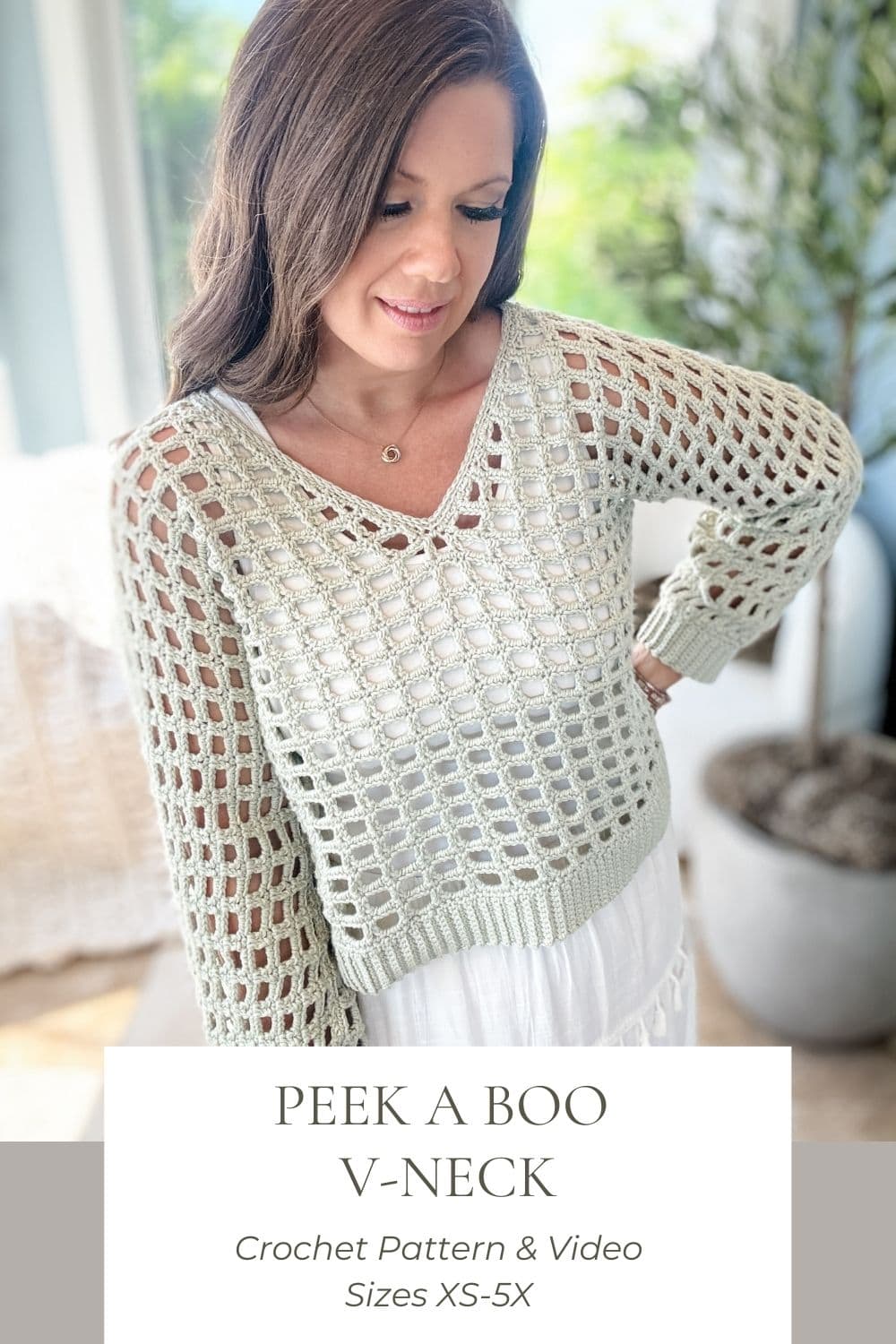 Crochet Mesh Top- Free Crochet Pattern - MJ's off the Hook Designs