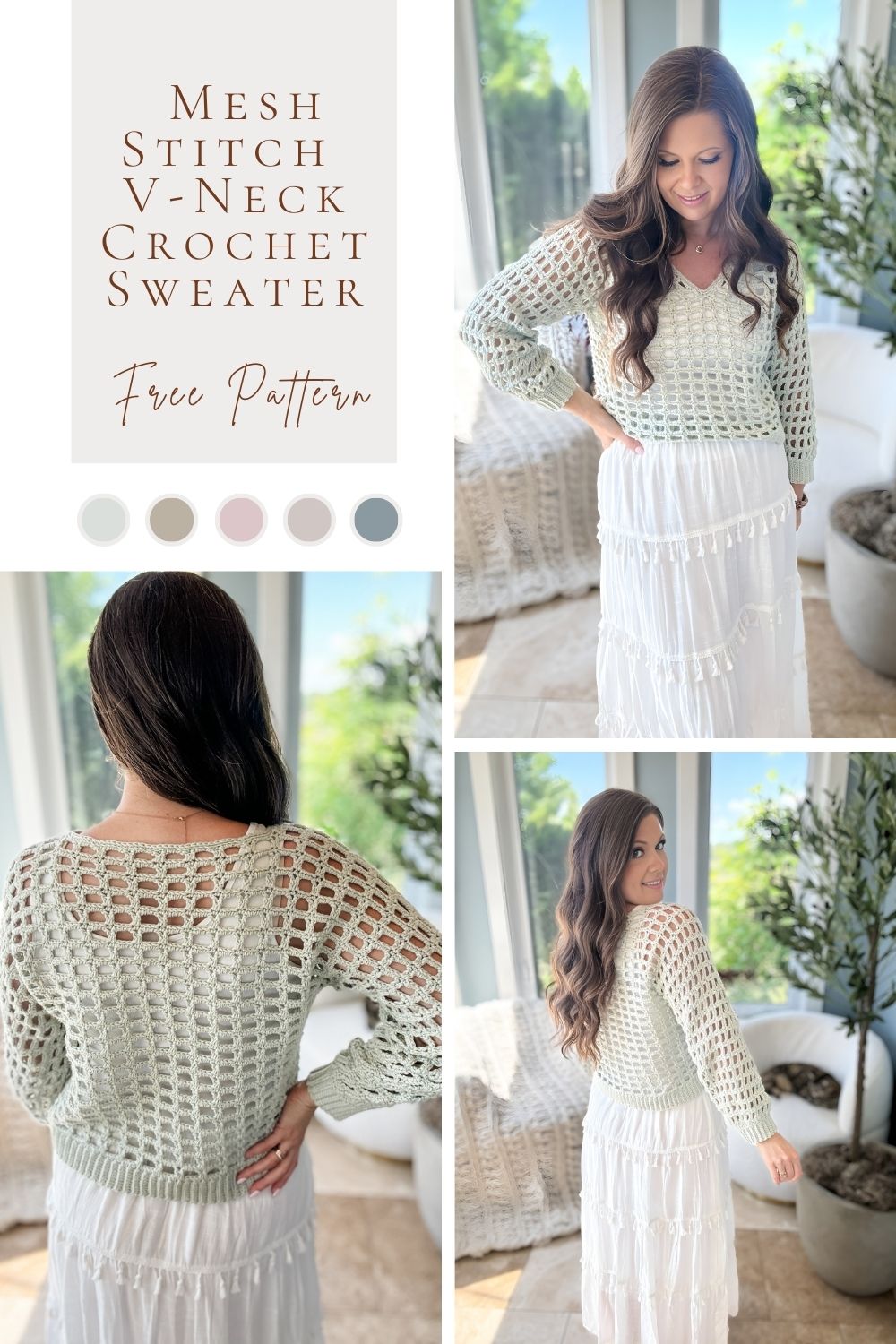 Crochet Mesh Top- Free Crochet Pattern - MJ's off the Hook Designs