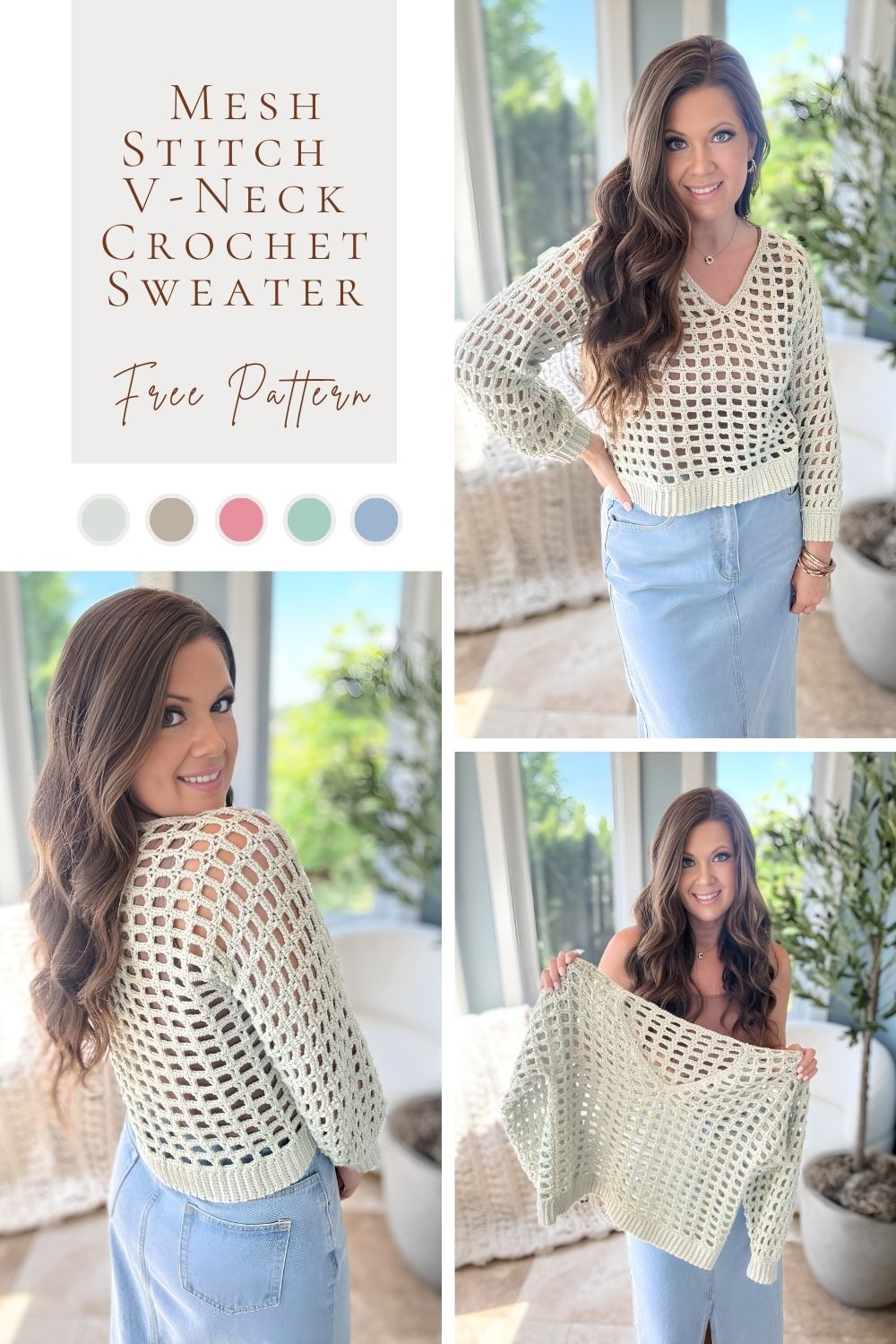 Crochet Mesh Top- Free Crochet Pattern - MJ's off the Hook Designs