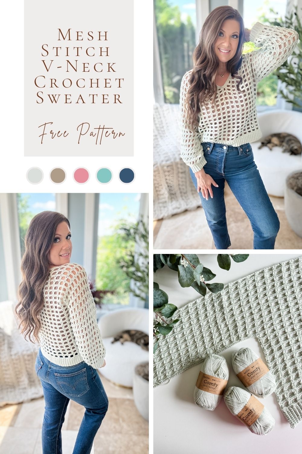 Crochet Mesh Top- Free Crochet Pattern - MJ's off the Hook Designs