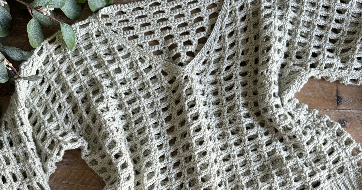 Crochet Mesh Top- Free Crochet Pattern - MJ's off the Hook Designs