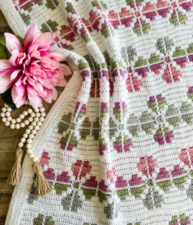 Mosaic Crochet: Create a Stunning Cosmos Flower Blanket - MJ's off the ...