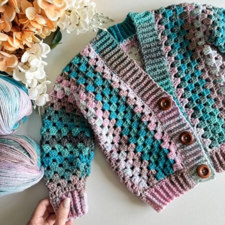 Free Children's Crochet Cardigan Pattern: Step-by-Step Tutorial - MJ's ...