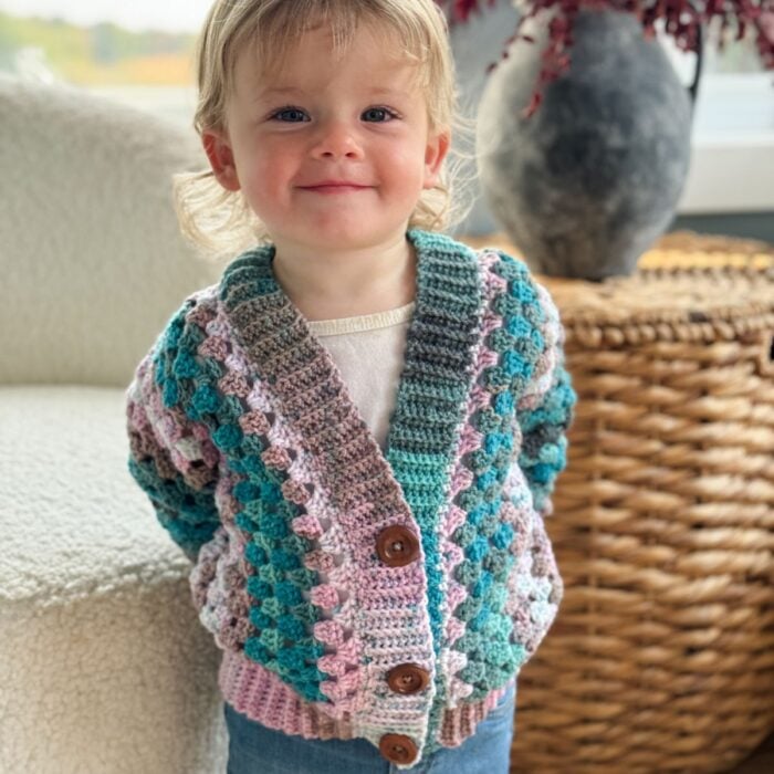 Free Children's Crochet Cardigan Pattern: Step-by-Step Tutorial - MJ's ...