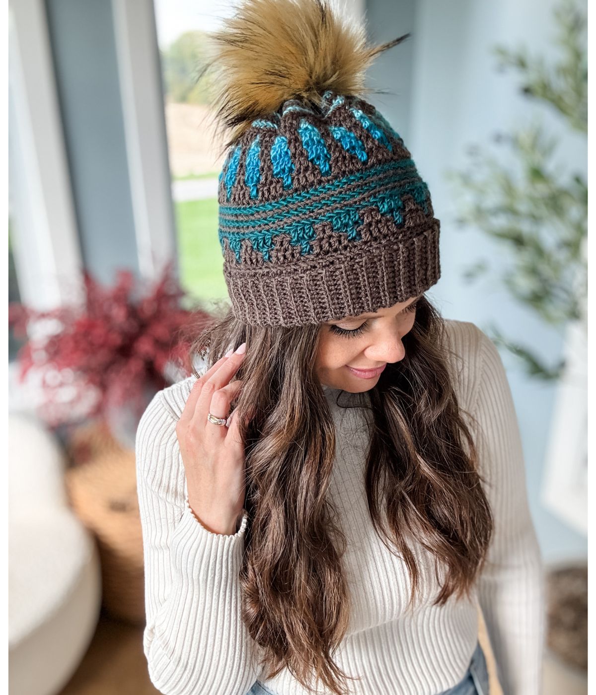 Free Mosaic Hat Pattern: Cozy and Stylish Accessory - MJ's off the Hook ...