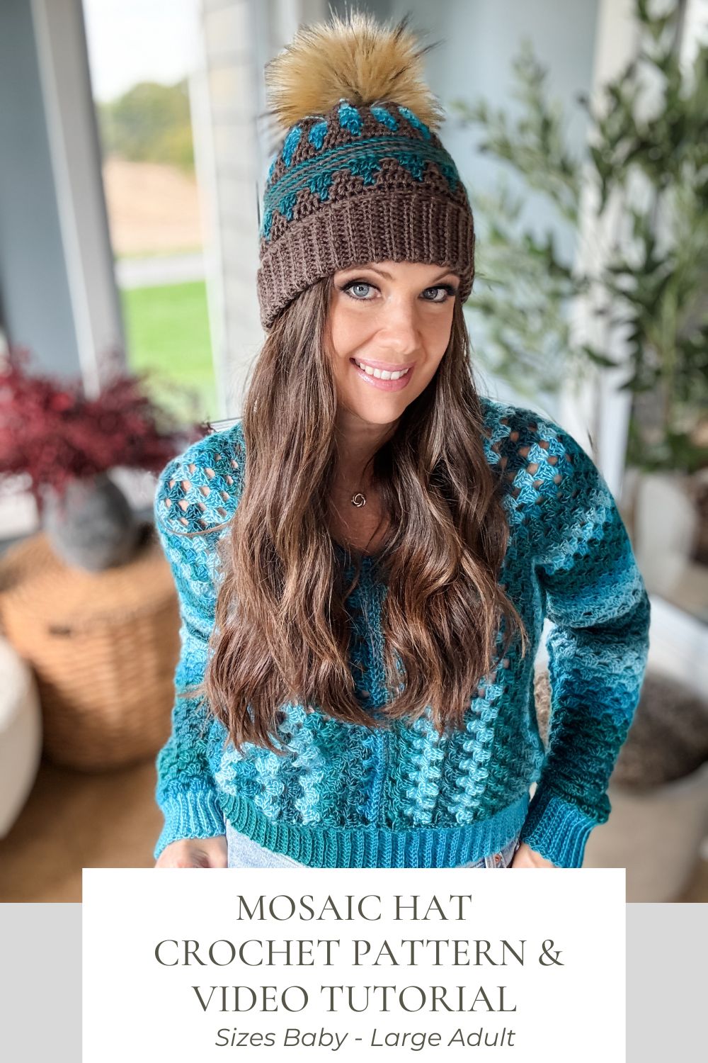 Free Mosaic Hat Pattern: Cozy and Stylish Accessory - MJ's off the Hook ...