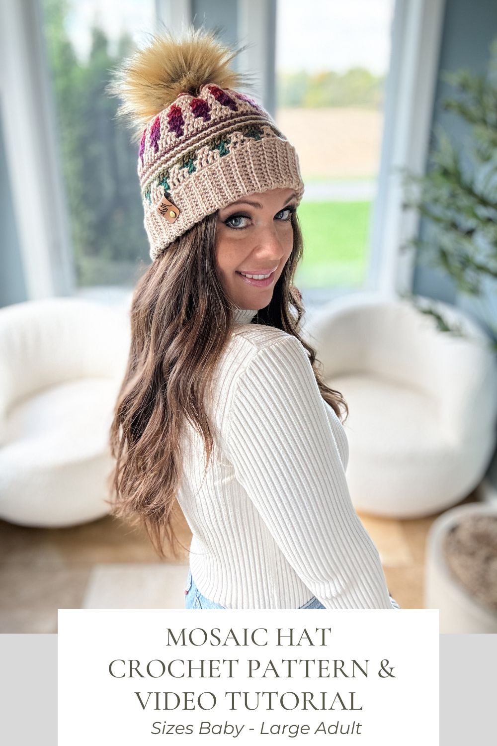 Free Mosaic Hat Pattern: Cozy and Stylish Accessory - MJ's off the Hook ...