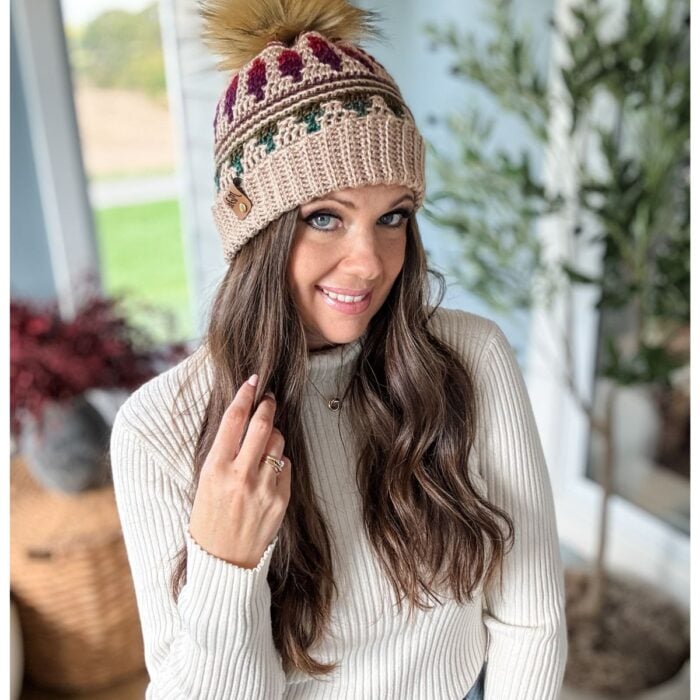 Free Mosaic Hat Pattern: Cozy and Stylish Accessory - MJ's off the Hook ...