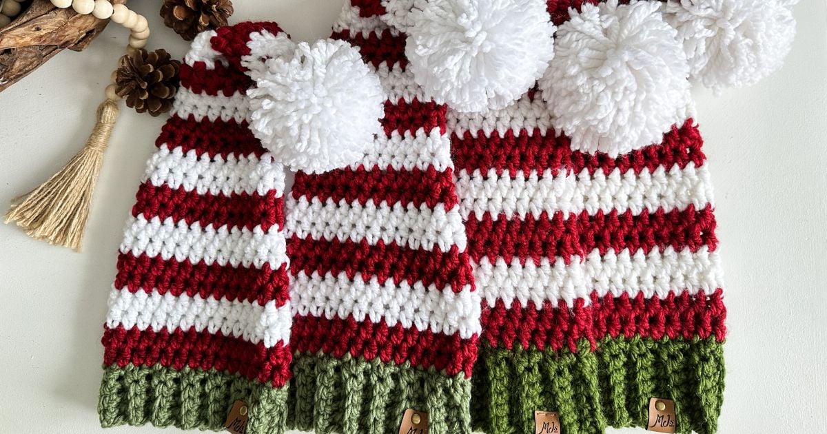 Bulky & Quick Christmas Elf Hat: Free Crochet Pattern - MJ's off the ...