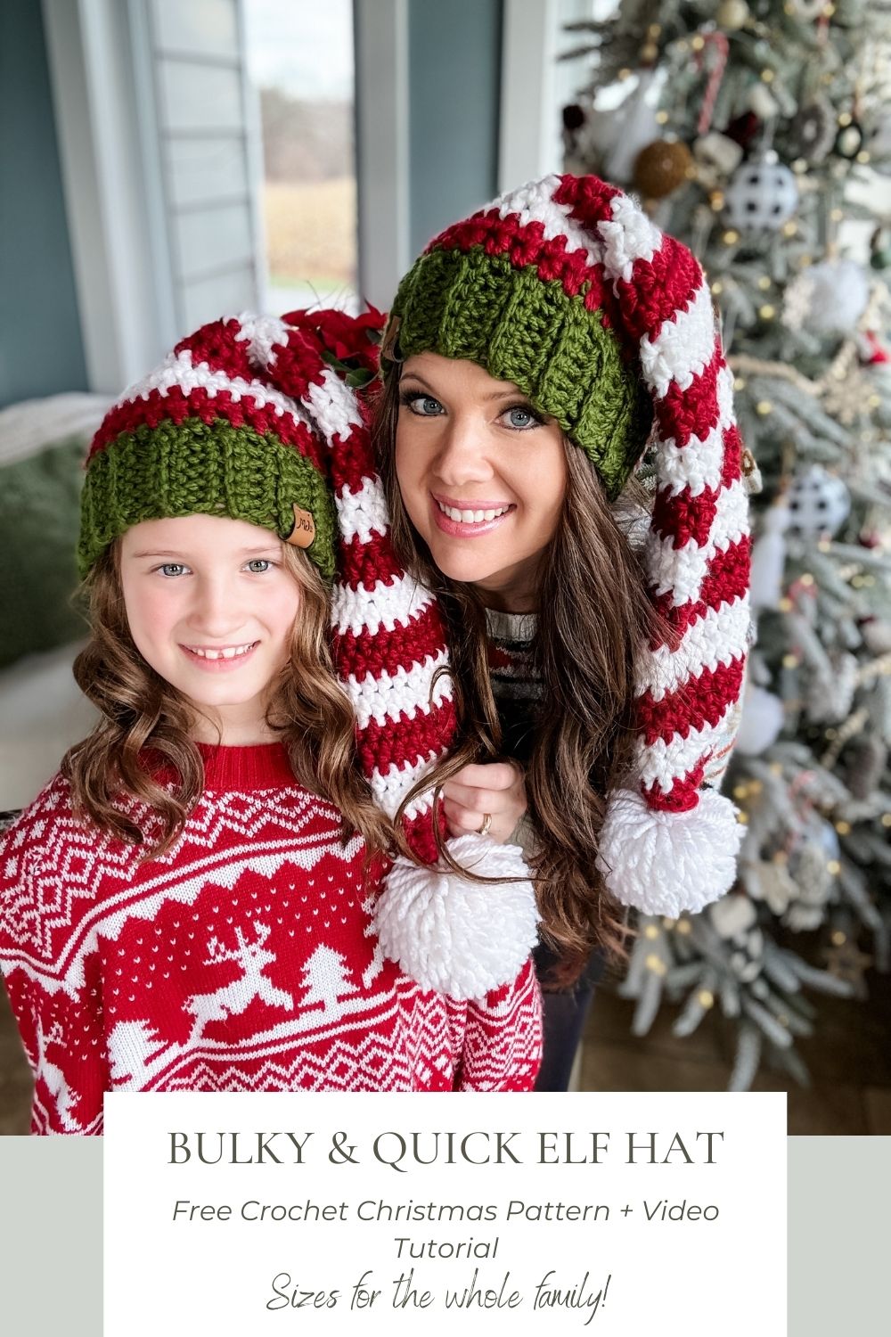 Bulky & Quick Christmas Elf Hat: Free Crochet Pattern - MJ's off the ...