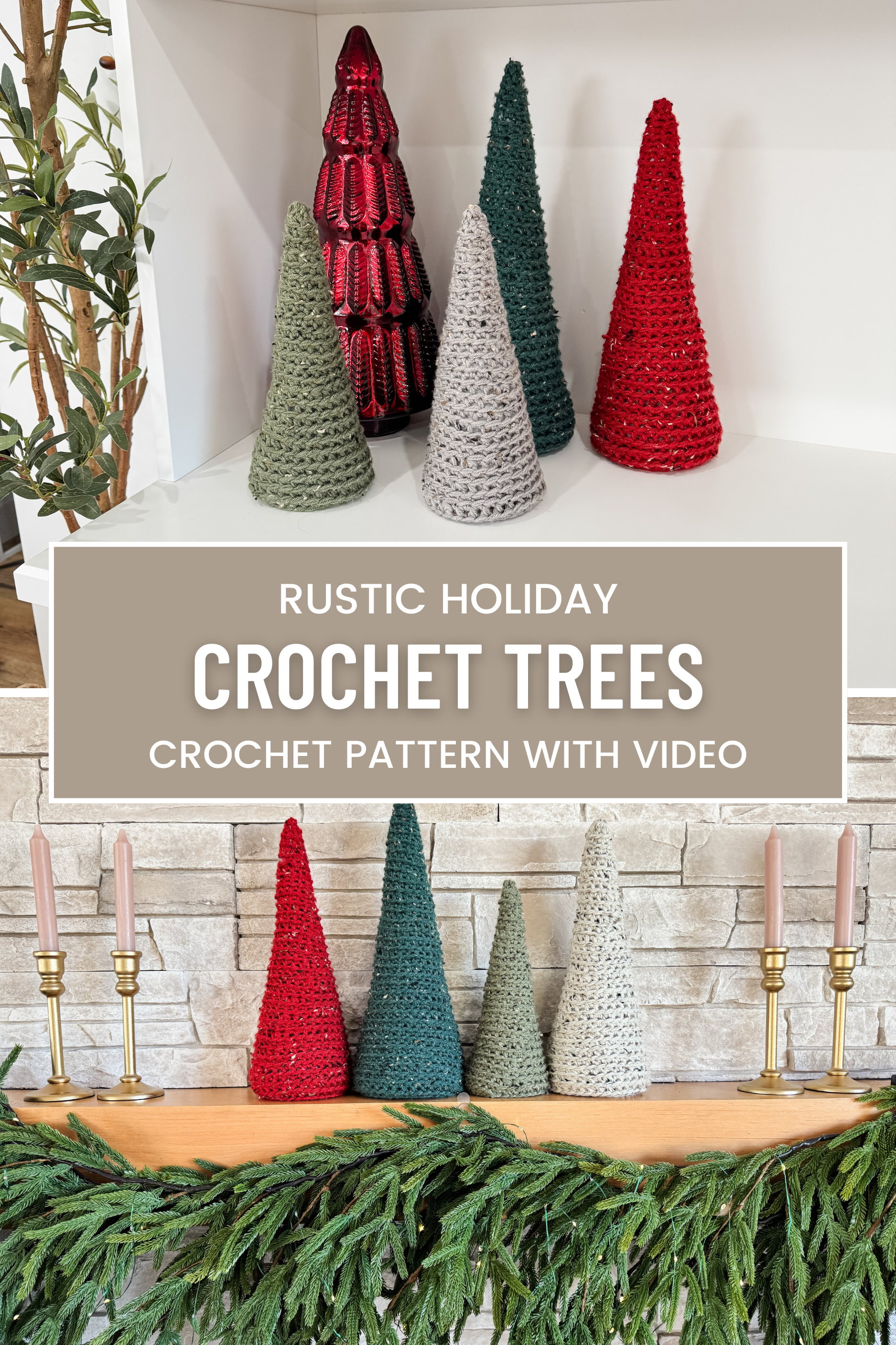 Quick & Easy Crochet Trees: Free Pattern - MJ's off the Hook Designs