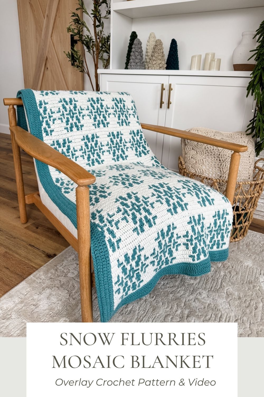 Stay Cozy with this Free Mosaic Crochet Snowflake Blanket - MJ's off ...