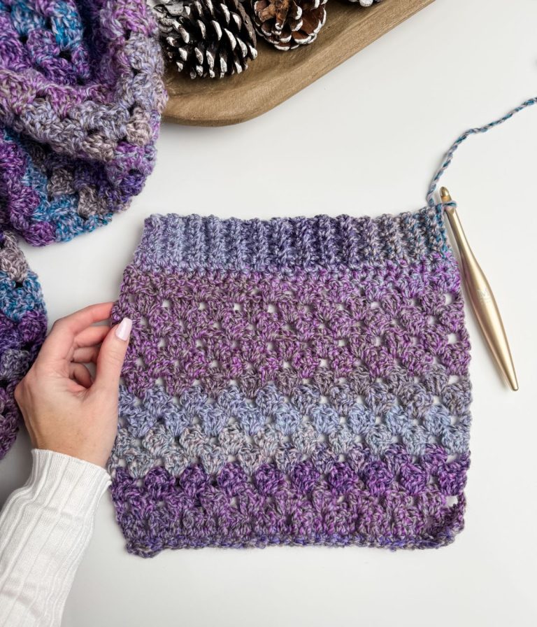 Easy Crochet Pocket Shawl: Free Granny Stitch Pattern - MJ's off the ...