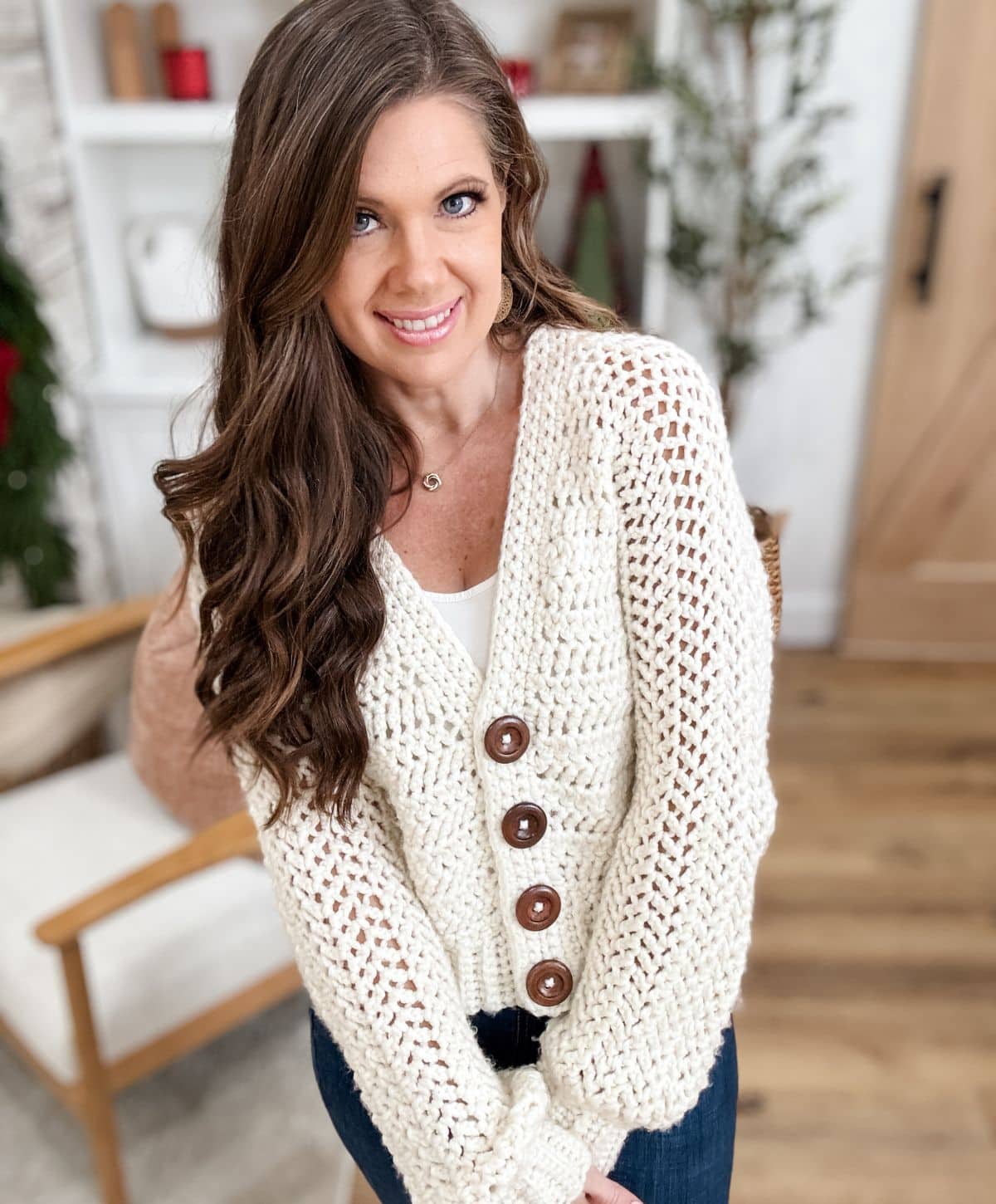 The Crop or Not Crochet Cardigan: Coziest Free Cardigan Pattern - MJ's ...