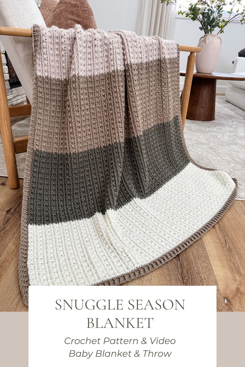 Free Textured Crochet Throw Pattern - MJ's off the Hook Designs