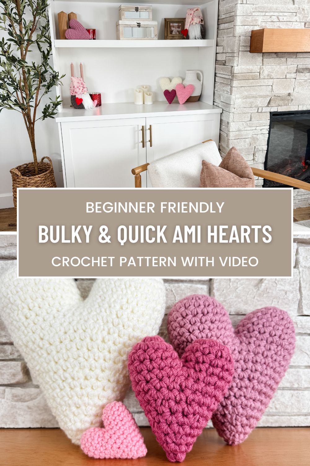 Easy Crochet Hearts Free Pattern - MJ's off the Hook Designs