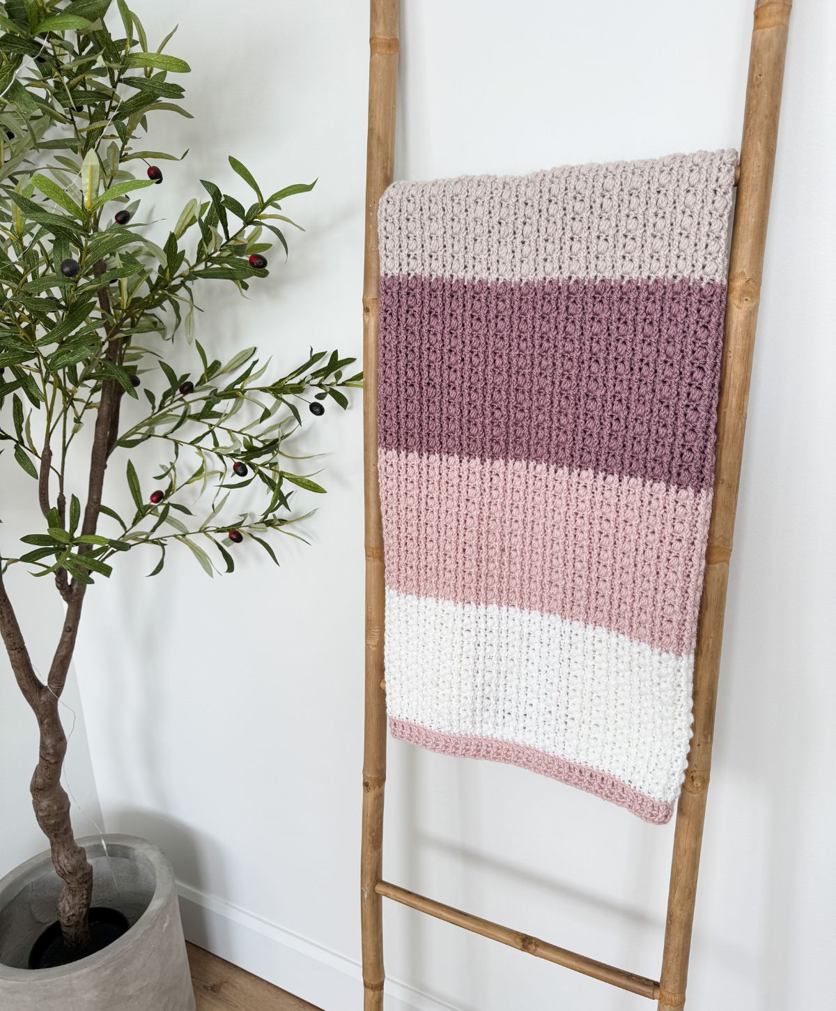 Free Textured Crochet Throw Pattern - MJ's off the Hook Designs
