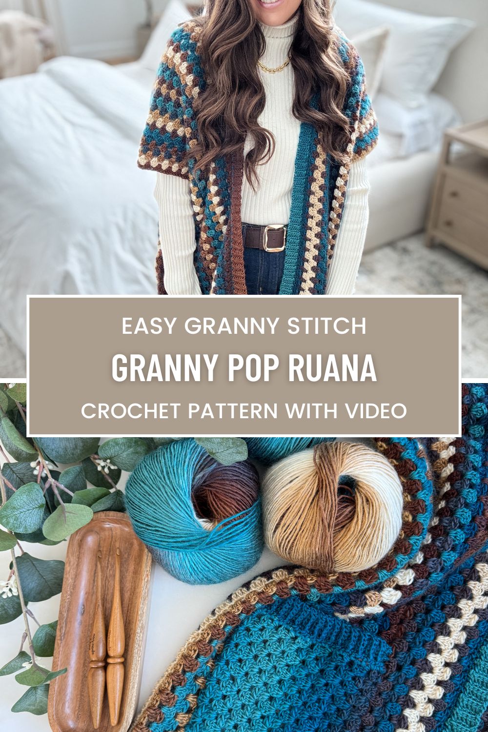 Easy Crochet Ruana Pattern: Free Crochet Pattern - MJ's off the Hook ...