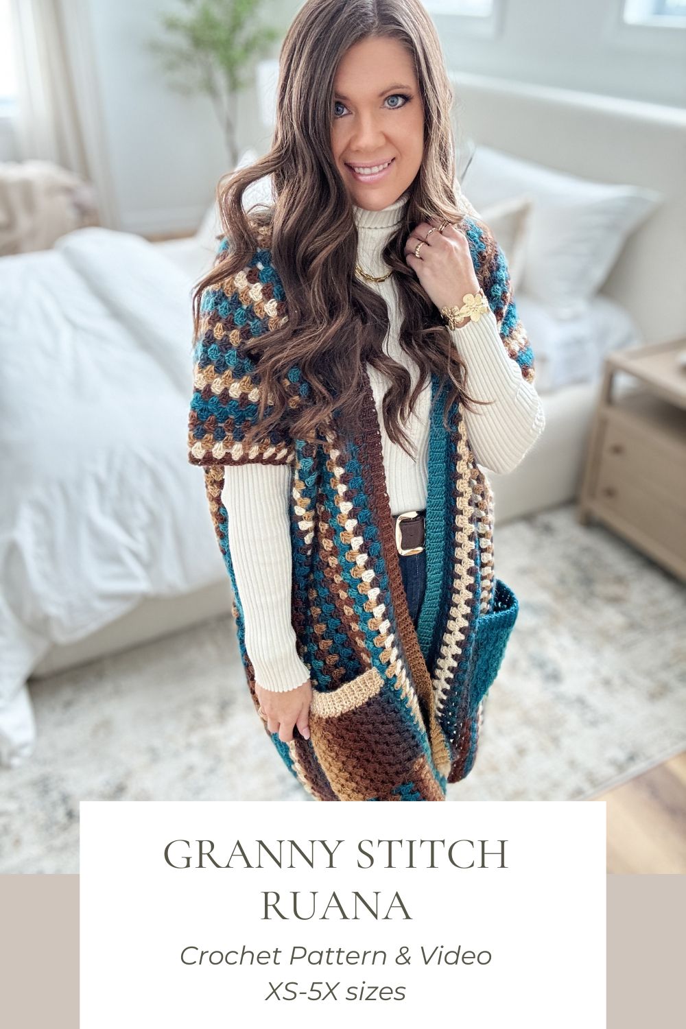 Easy Crochet Ruana Pattern: Free Crochet Pattern - MJ's off the Hook ...