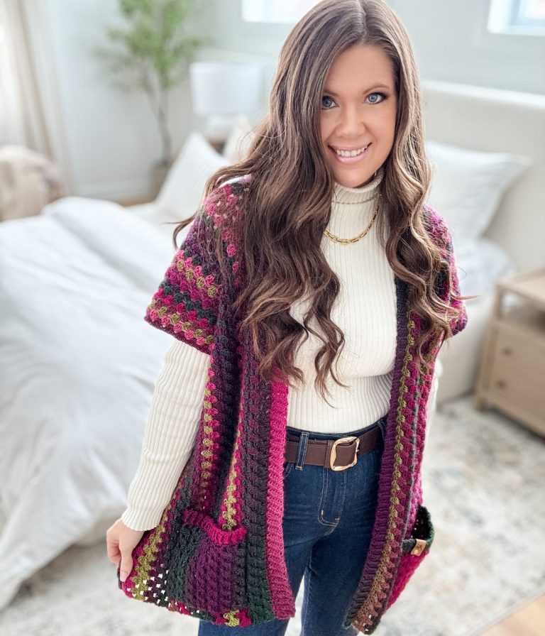 Easy Crochet Ruana Pattern: Free Crochet Pattern - MJ's off the Hook ...