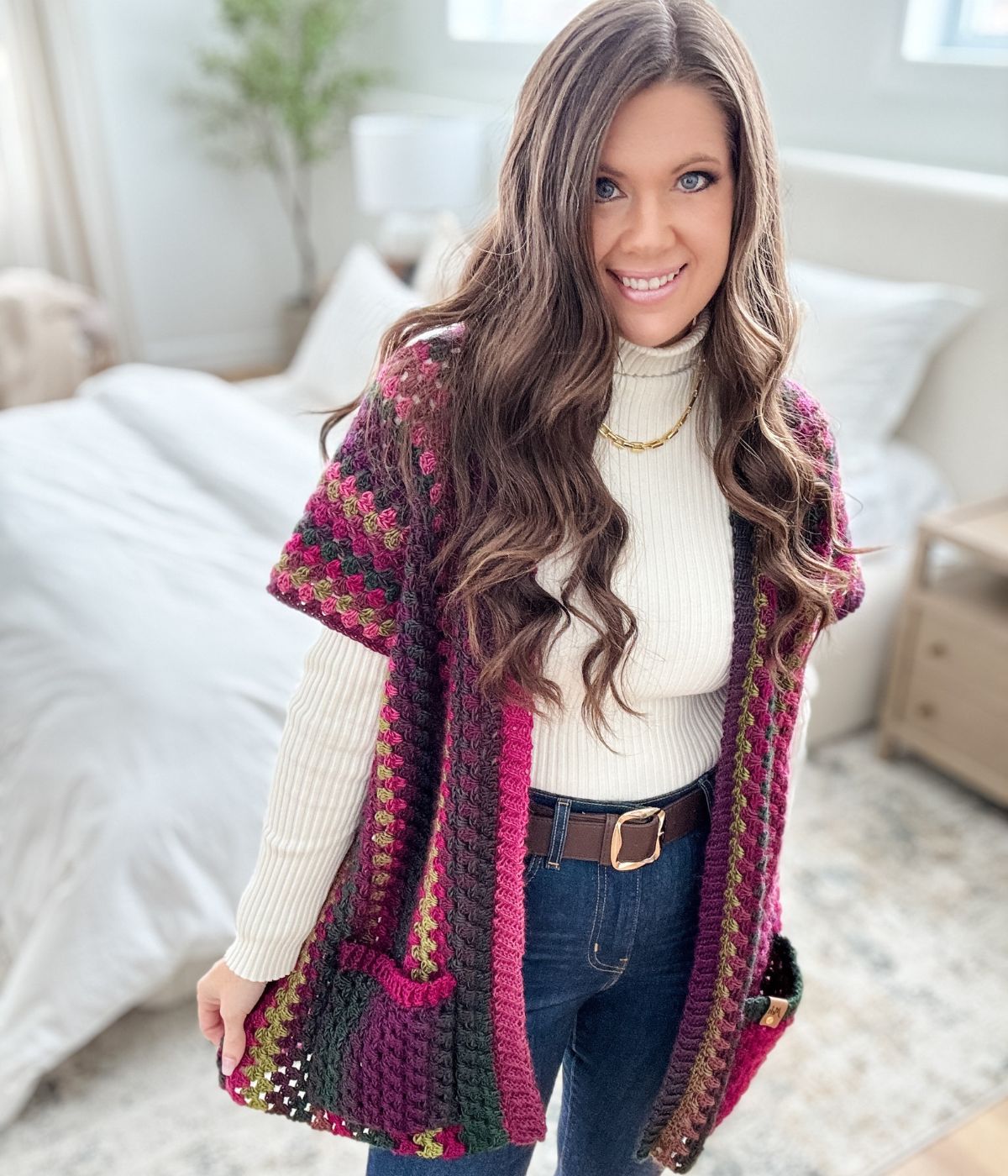 Easy Crochet Ruana Pattern: Free Crochet Pattern - MJ's off the Hook ...