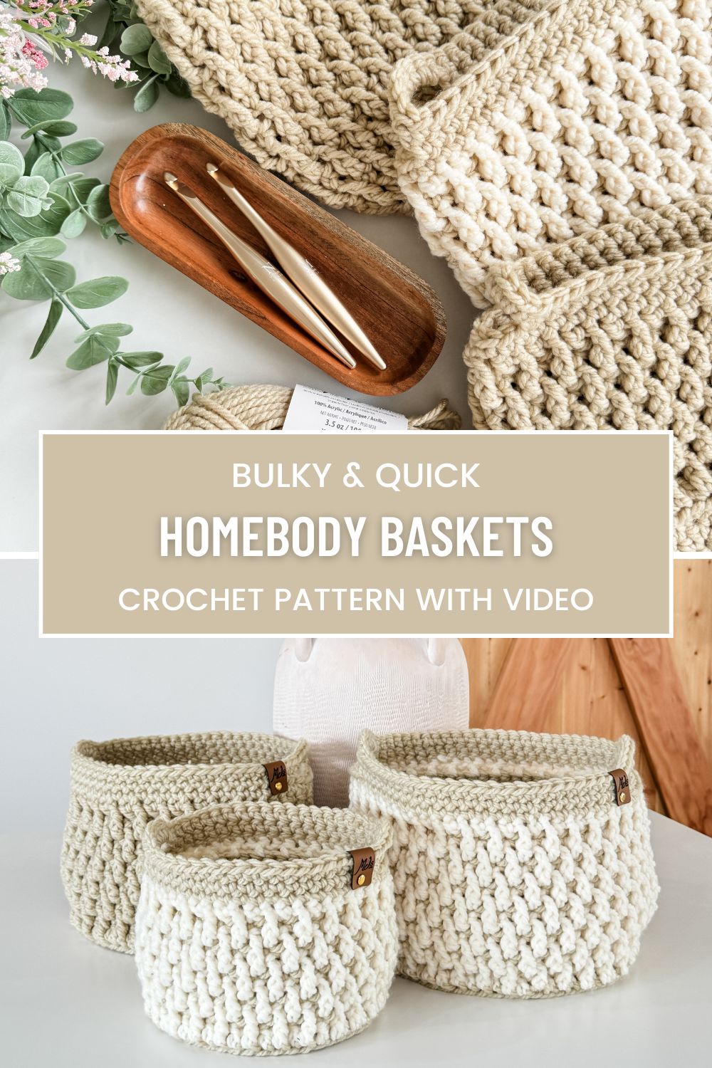 Free Crochet Basket Pattern: Sizes for Every Need - MJ's off the Hook ...