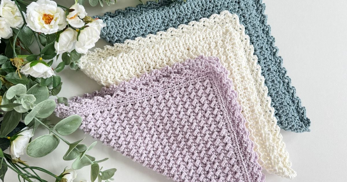 Free Crochet Dishcloth Pattern: Spring Crochet Pattern