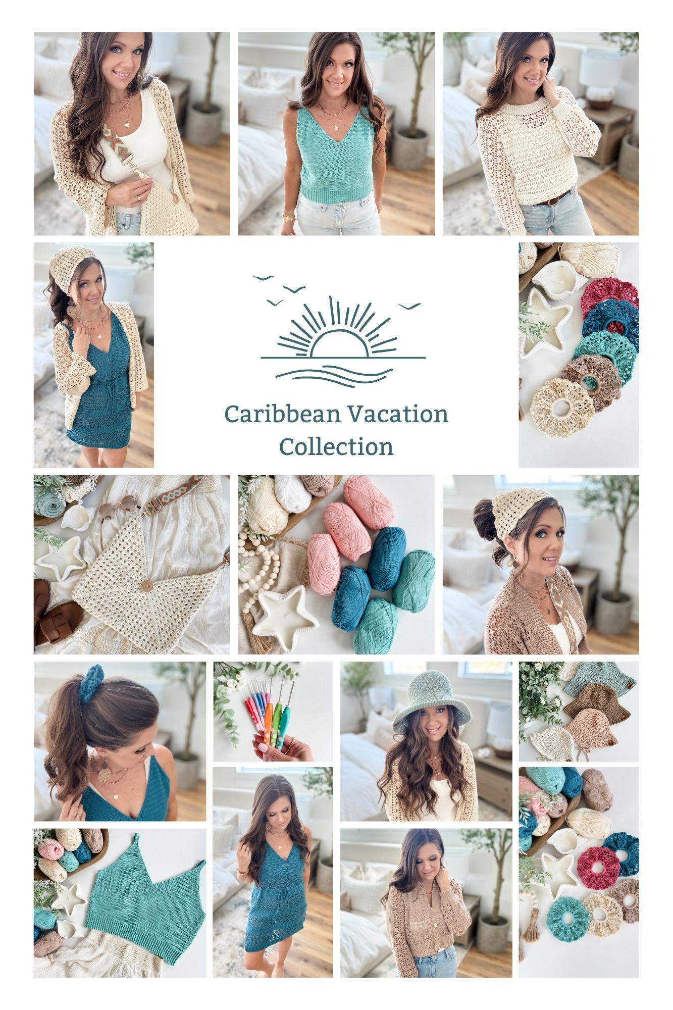 Caribbean Sea Sweater: Lightweight Summer Layer - MJ's off the Hook Designs