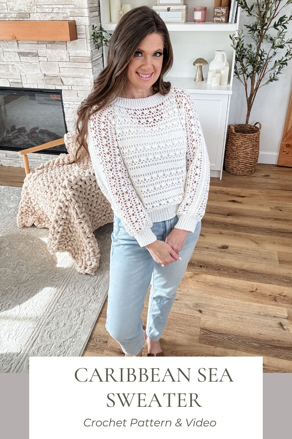 Caribbean Sea Sweater: Lightweight Summer Layer - MJ's off the Hook Designs