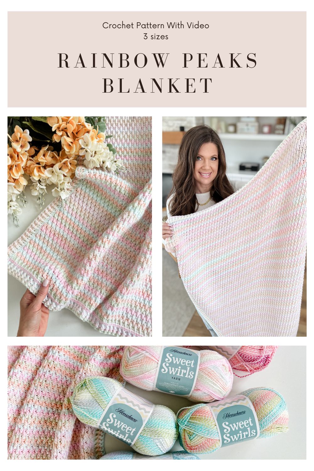 Alpine Stitch Blanket Crochet Pattern: With Step-By-Step Tutorial - MJ ...