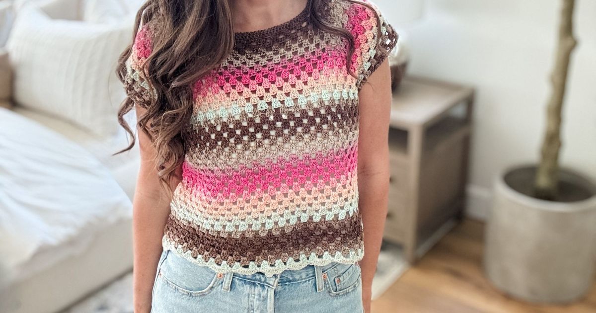 Free Granny Stitch Top Pattern For Summer - MJ's off the Hook Designs