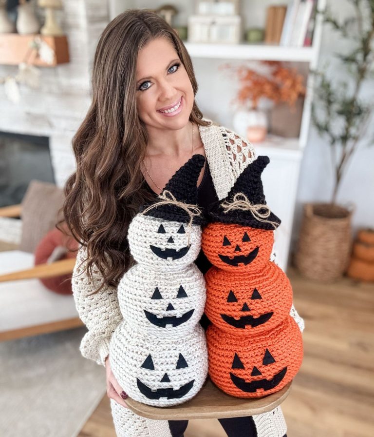 Easy Crochet Jack-O-Lantern: Free Pattern & Video - MJ's off the Hook ...