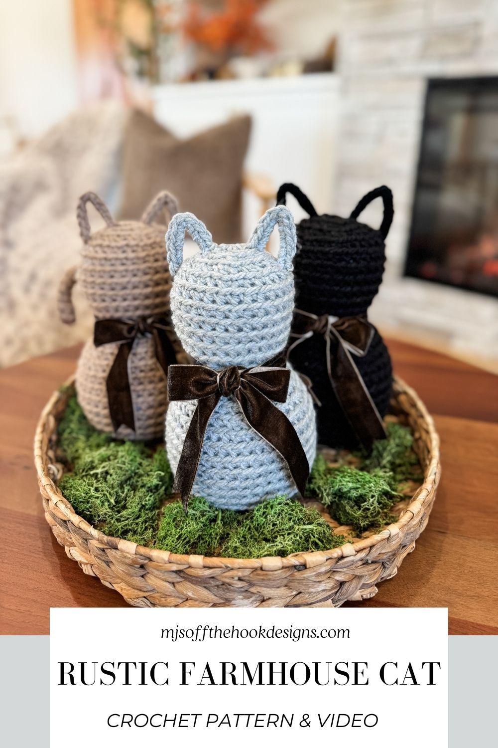 Free Crochet Cat Pattern: Make Your Own Cute Kitty - MJ's off the Hook ...