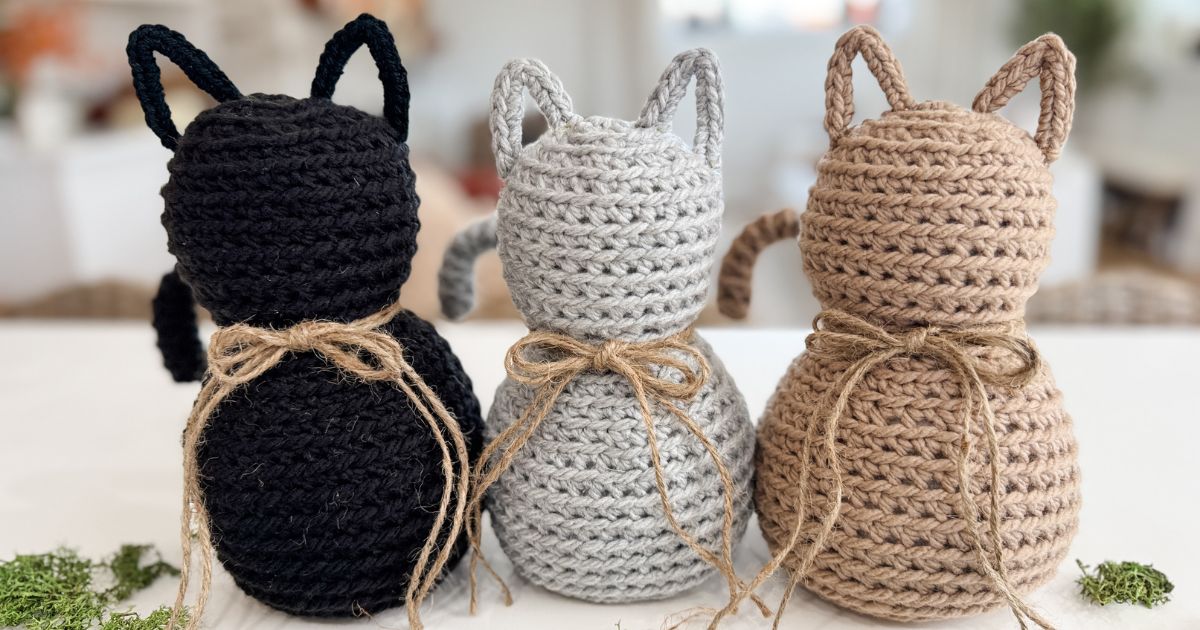 Free Crochet Cat Pattern: Make Your Own Cute Kitty - MJ's off the Hook ...