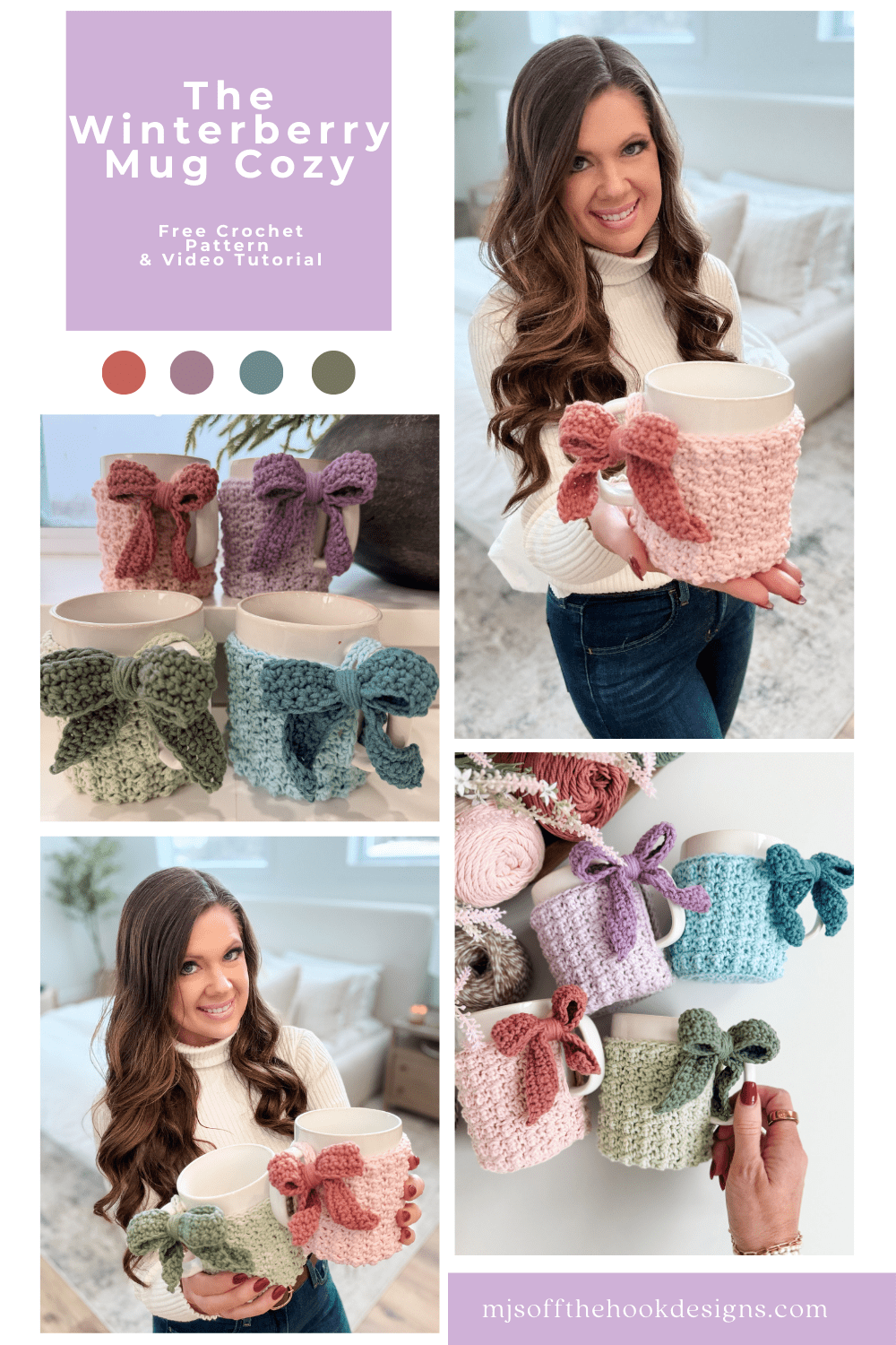 Free Mug Cozy Pattern: Quick and Easy Crochet Project - MJ's off the ...