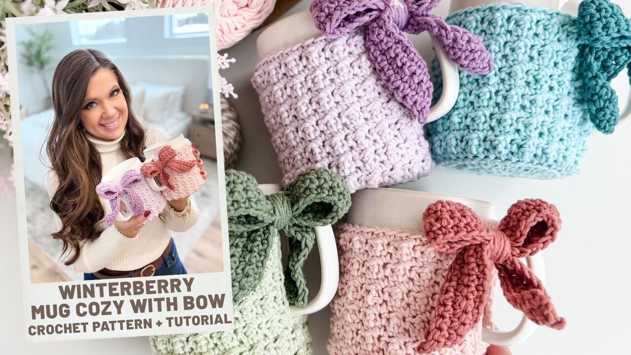 Free Mug Cozy Pattern: Quick and Easy Crochet Project - MJ's off the ...