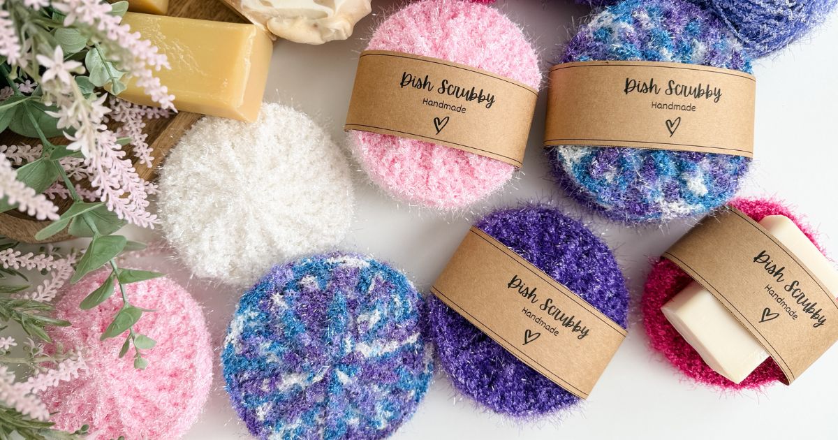 Easy Crochet Scrubby Pattern with Video Tutorial - MJ's off the Hook ...