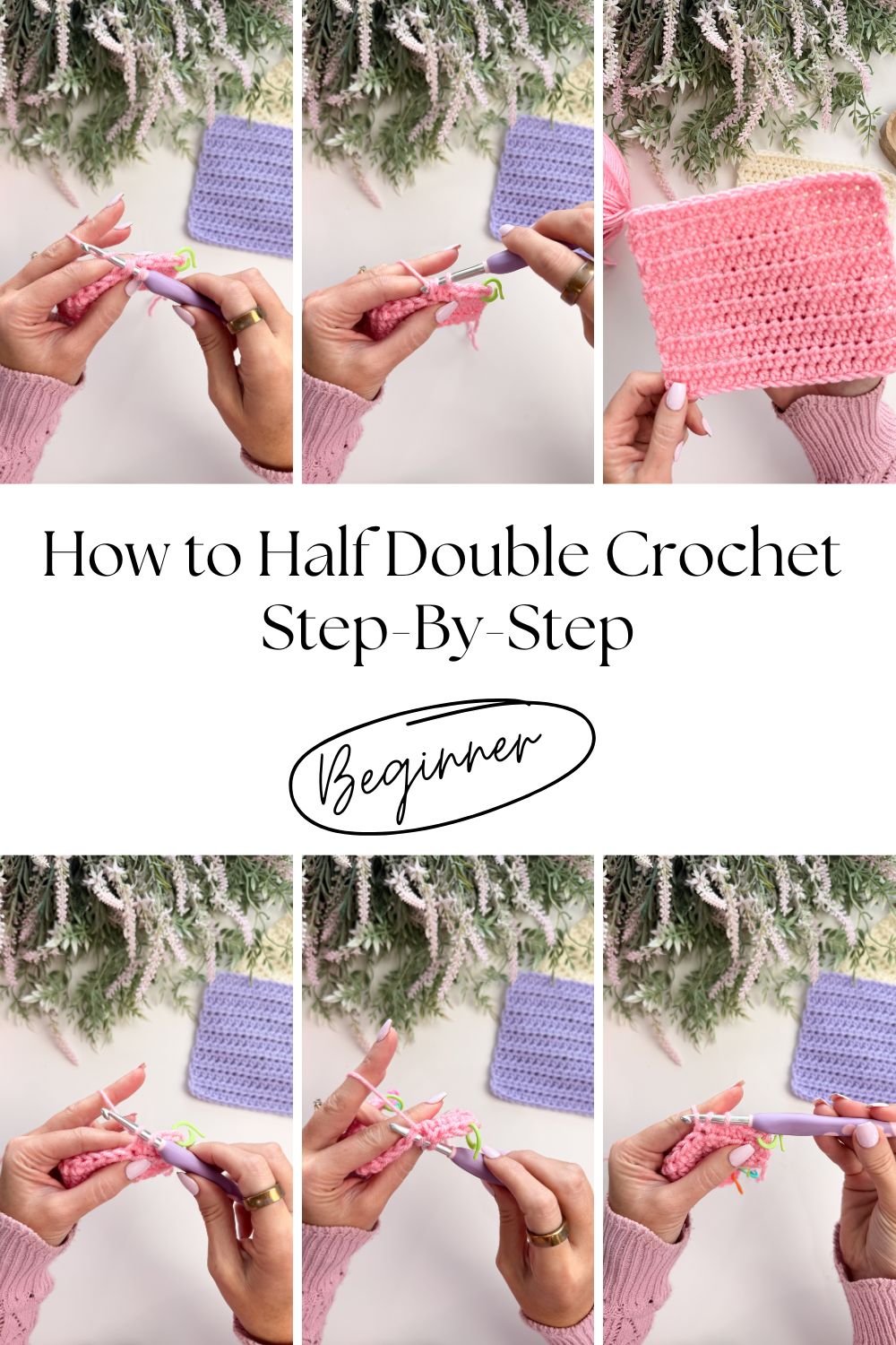 Half Double Crochet Basics for Beginners - MJ's off the Hook Designs